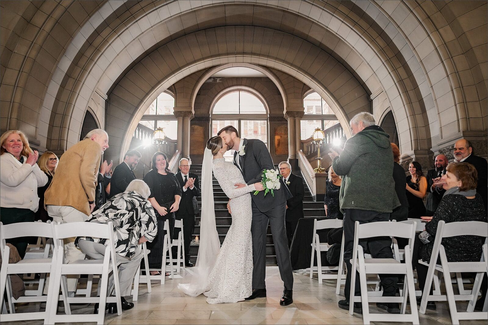 Molly & Jason: Elopement at Allegheny County Courthouse & Monterey Bay ...